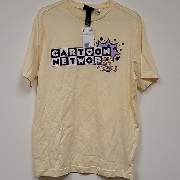 H&M | Tops | Nwt Hm Cartoon Network Dexters Labratory Yellow Graphic ...